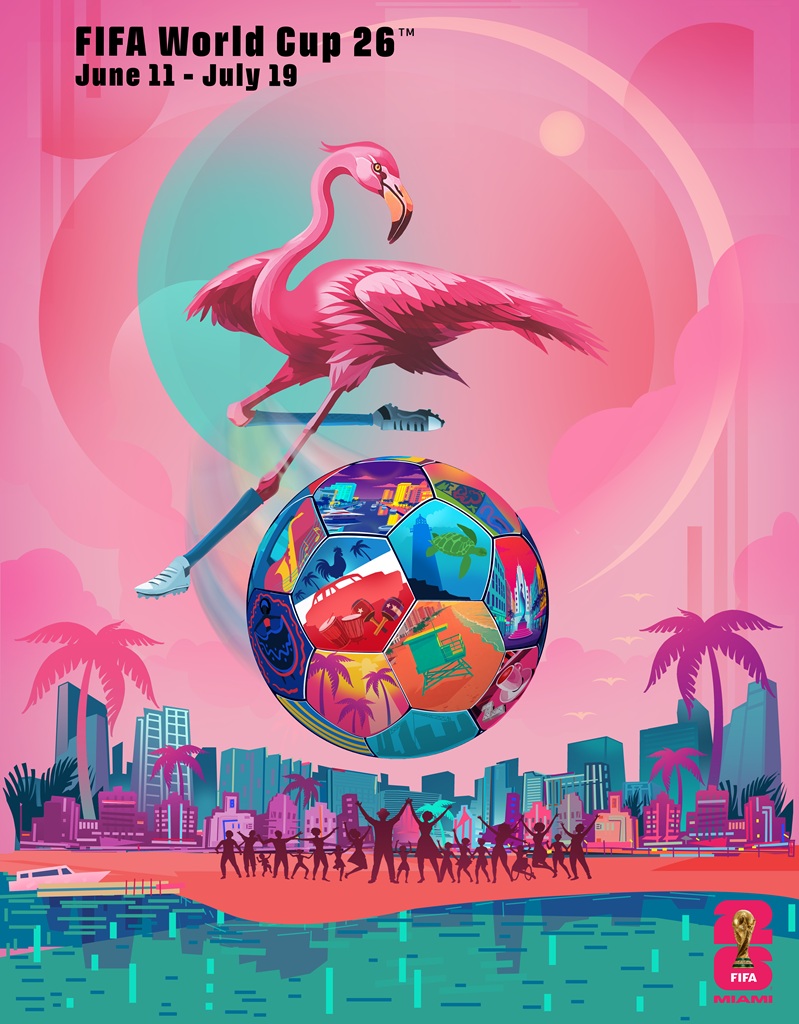 Miami Unveils Its Own FIFA World Cup 26™ Host City Poster, Celebrating ...